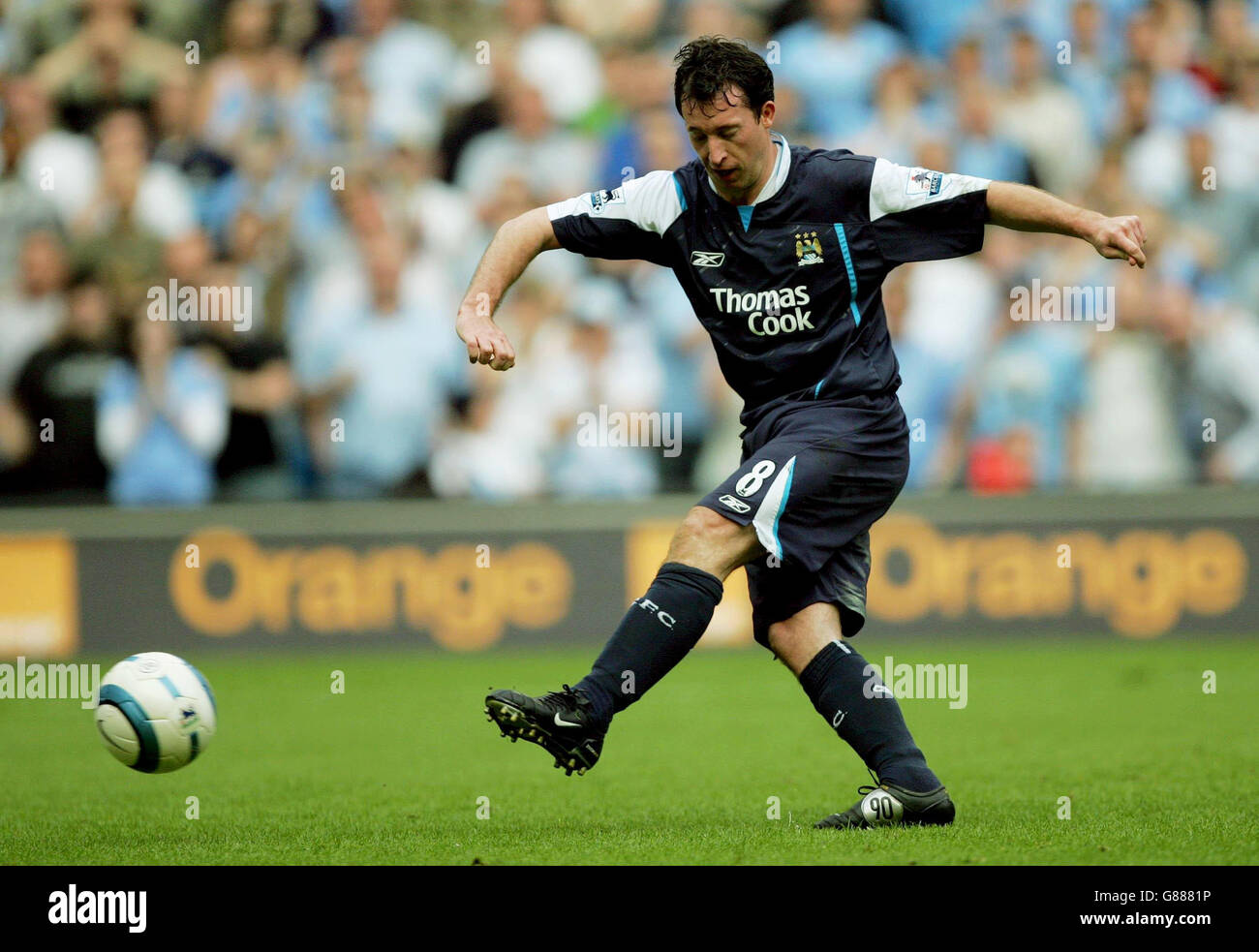 Manchester City's Robbie Fowler misses from the penalty spot against ...