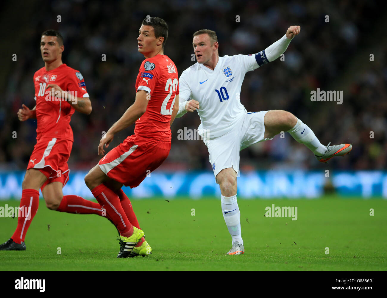 Englands wayne rooney uefa european qualifying match wembley stadium hi ...