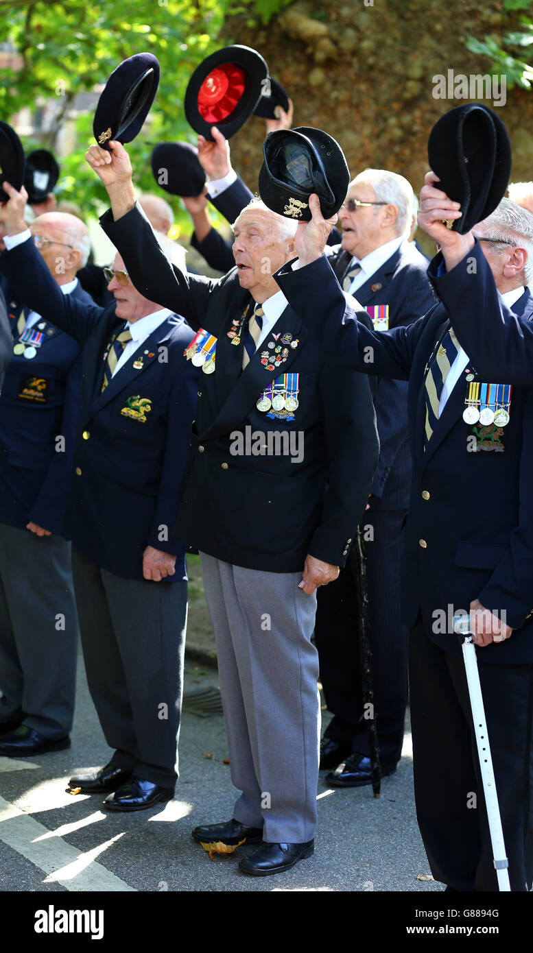 The Buffs (Royal East Kent Regiment) veterans gather at Canterbury ...