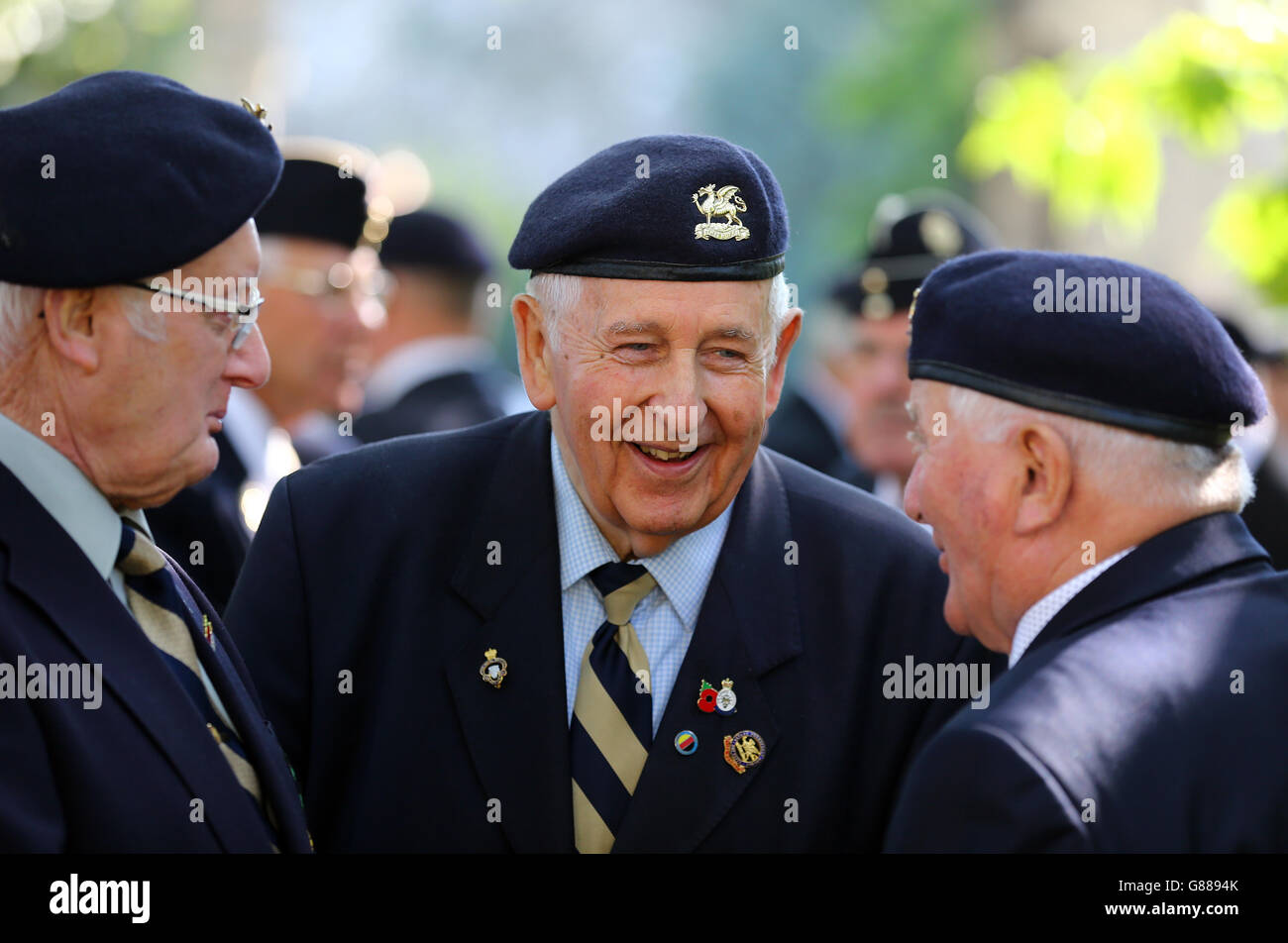 The Buffs (Royal East Kent Regiment) veterans gather at Canterbury ...
