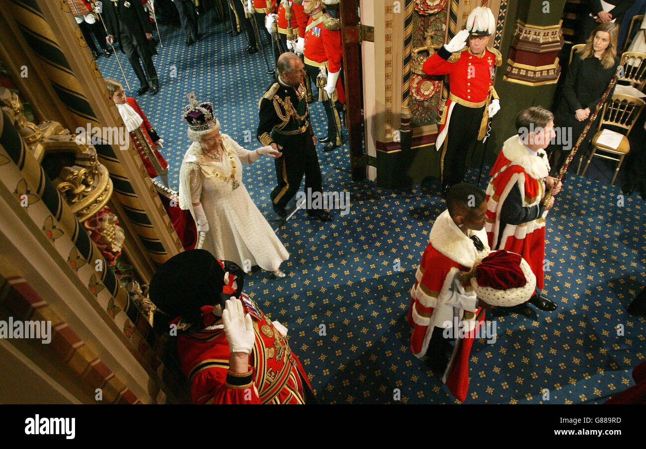 State Opening of Parliament - House of Lords Stock Photo - Alamy