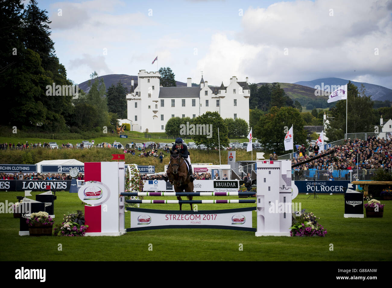 Great Britains Sarah Bullimore on Lilly Corinne during day four of the ...