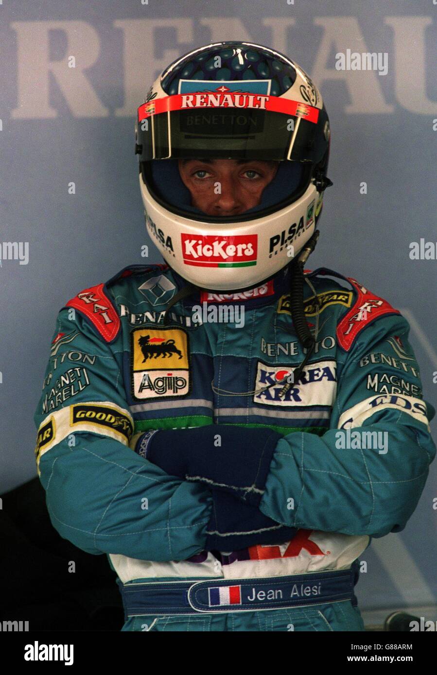Motor Racing - British Grand Prix. Jean Alesi Stock Photo - Alamy