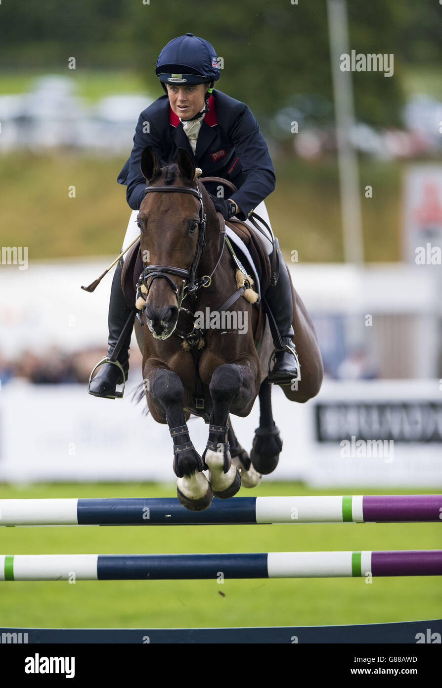 Great Britain's Pippa Funnell on Sandman 7 during day four of the 2015 ...