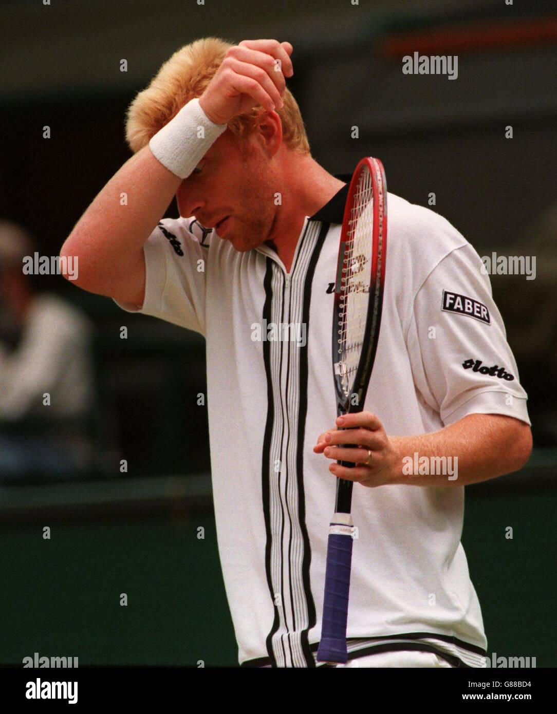 Wimbledon. Boris Becker Stock Photo - Alamy