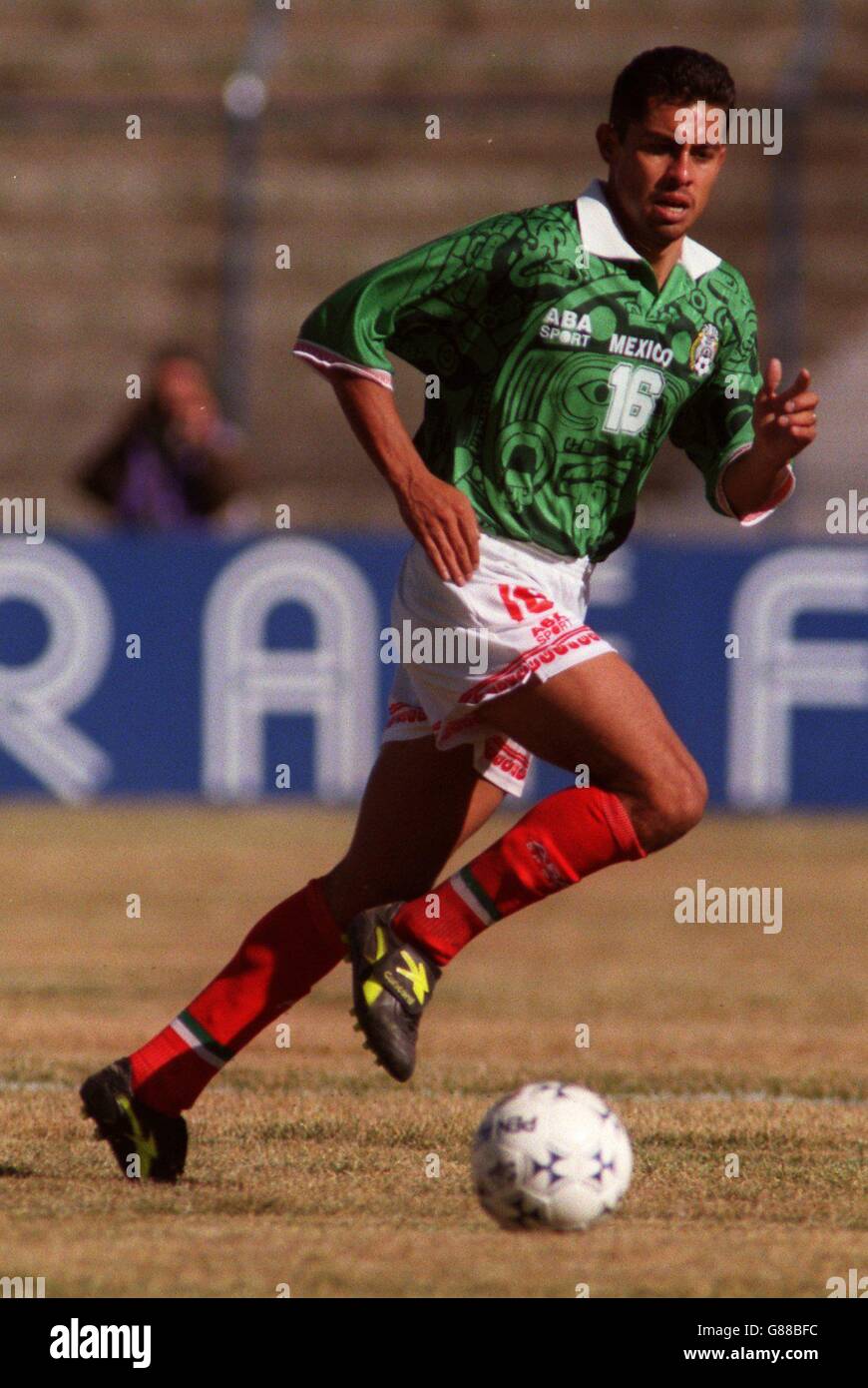 Copa America, Mexico v Peru. Gilberto Jimenez Narvaez, Mexico Stock ...