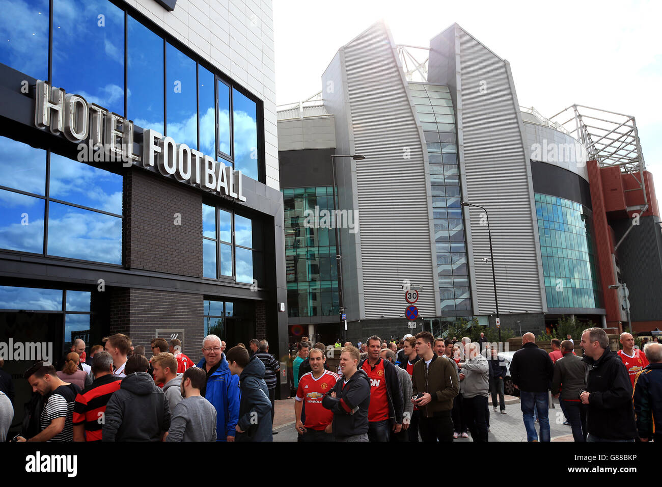 A general view of Hotel Football, the football-themed hotel overlooking ...