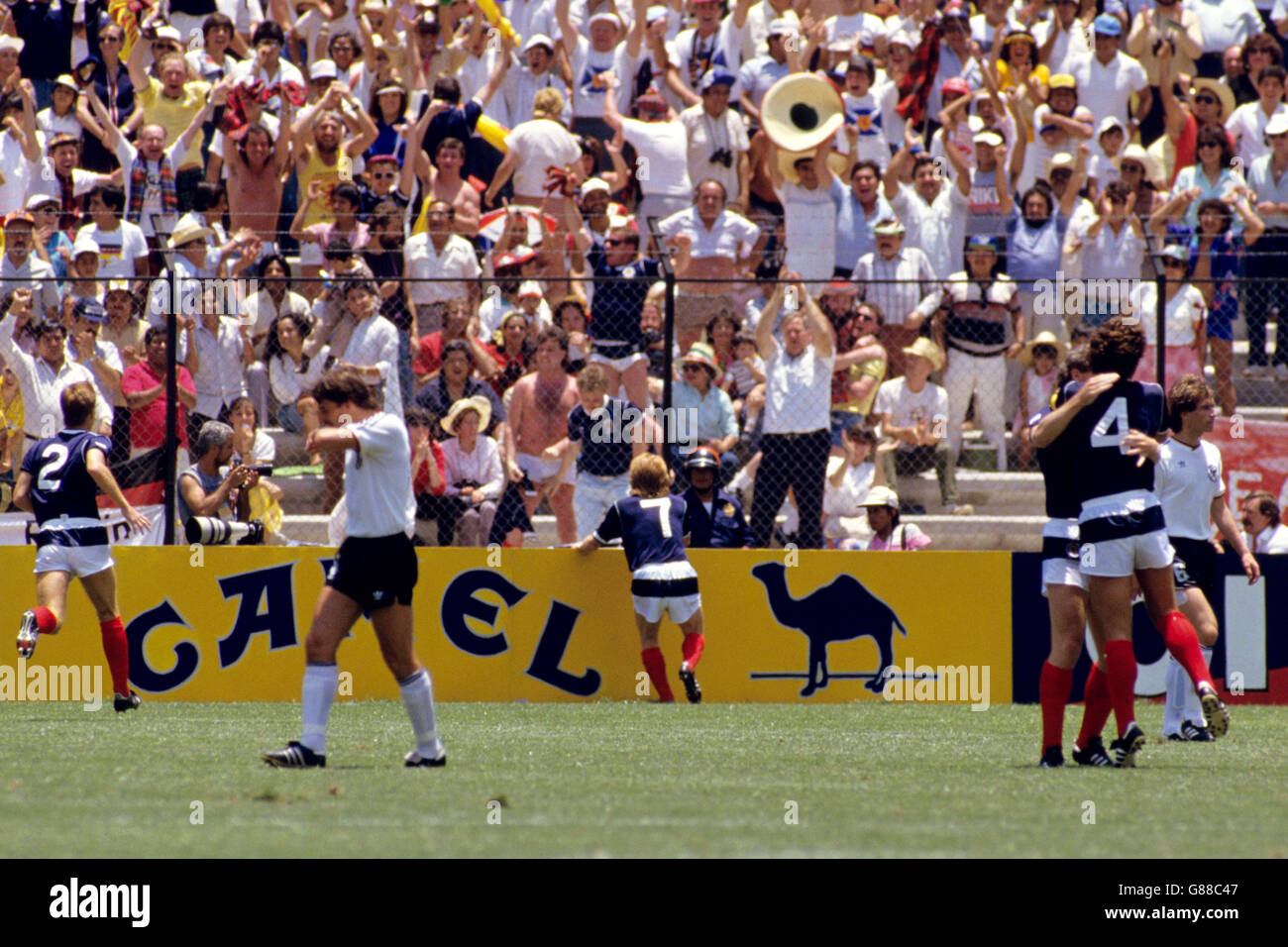 Soccer - World Cup Mexico 1986 - Group E - Scotland v West Germany - La ...