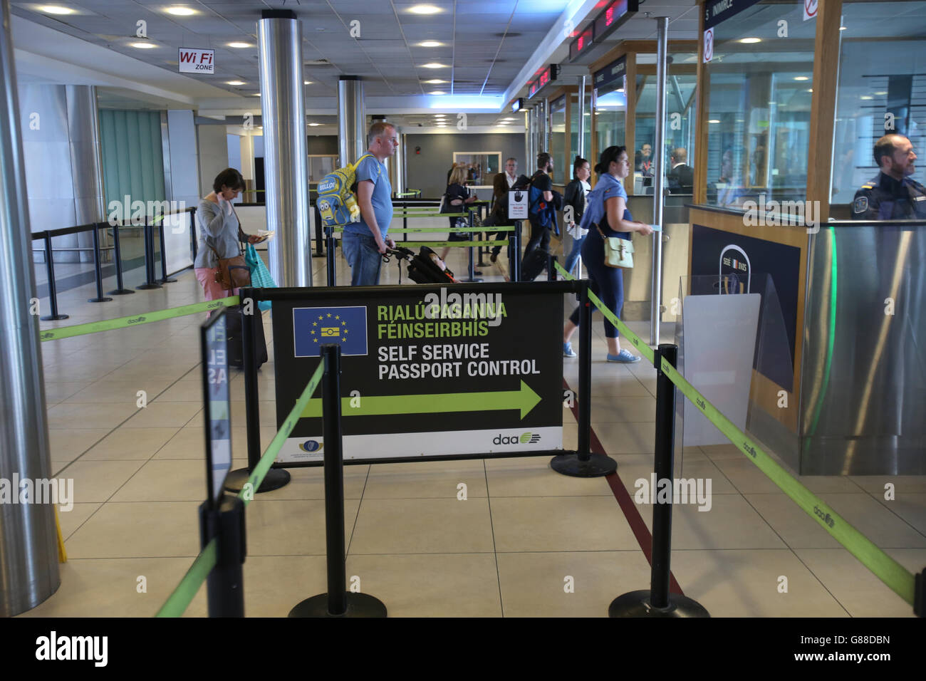 Irish border control changes Stock Photo - Alamy