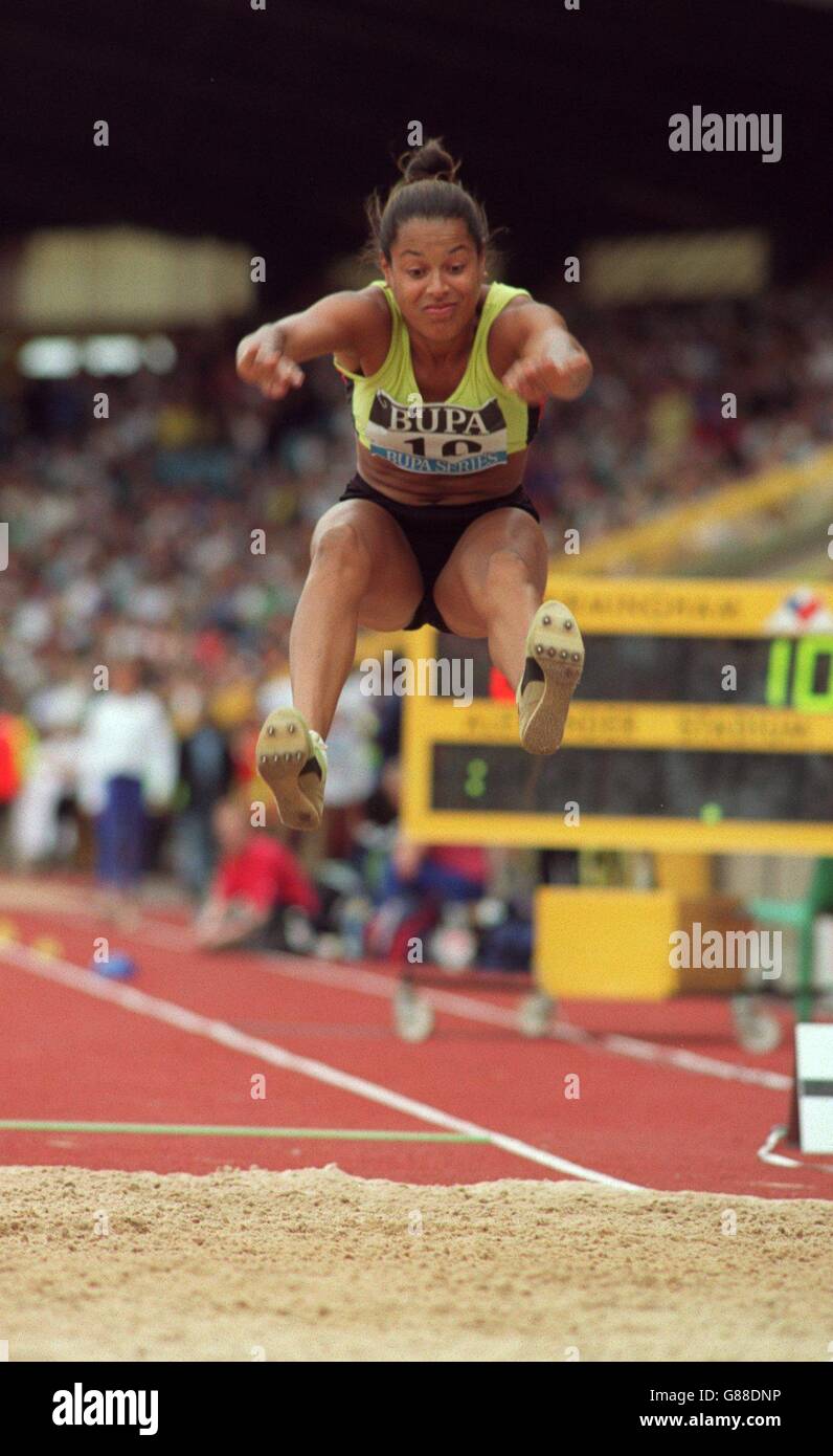 Tracy joseph in the womens long jump hi-res stock photography and ...
