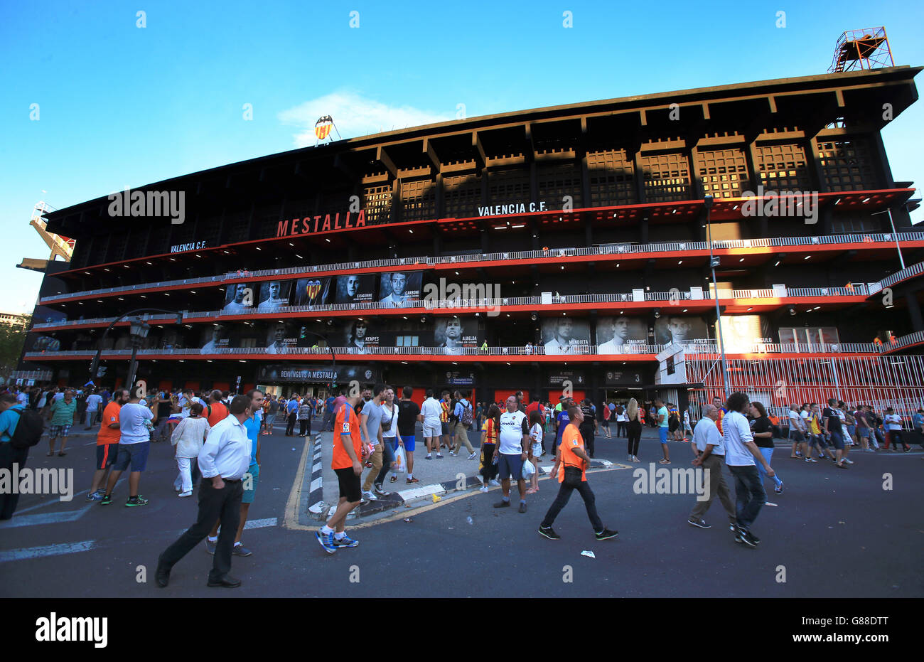Valencia home ground estadio de mestalla hi-res stock photography and ...