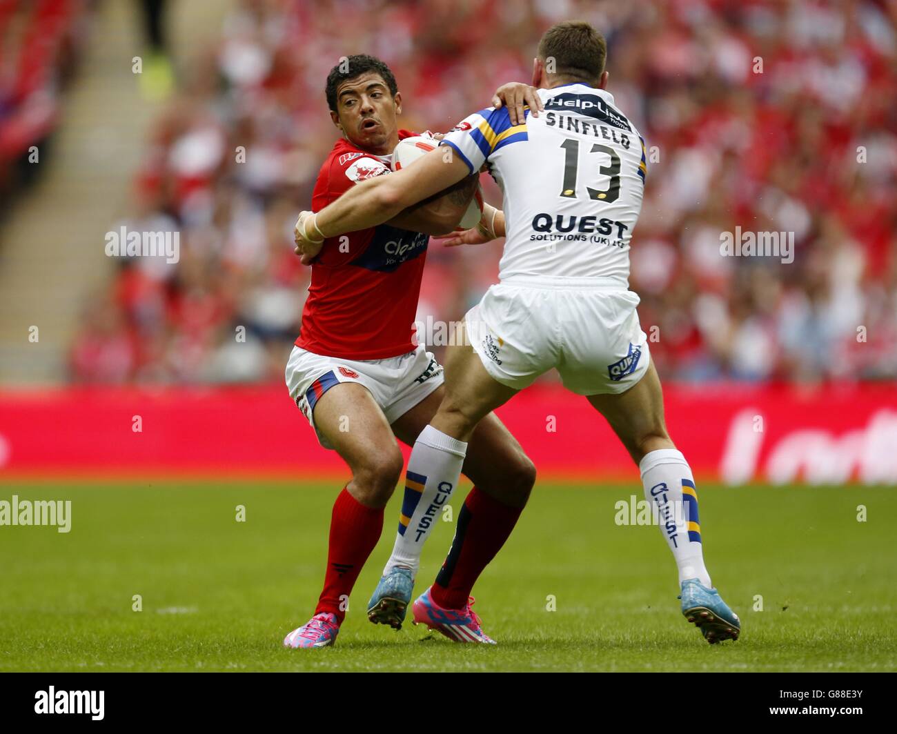 Leeds rugby league wembley hi-res stock photography and images - Alamy