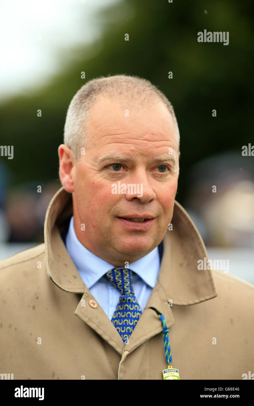 Trainer Clive Cox during Day One of the Bank Holiday Weekend at ...