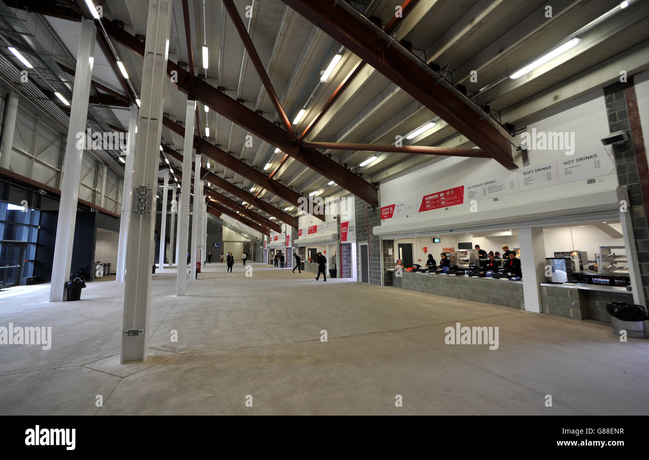 A general view inside ashton gate hi-res stock photography and images ...