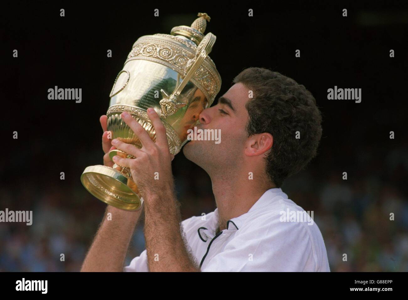Pete sampras with trophy hi-res stock photography and images - Alamy