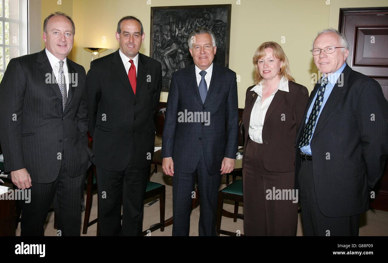 Peter Hain MP Meeting with his new Ministerial team - Northern Ireland ...