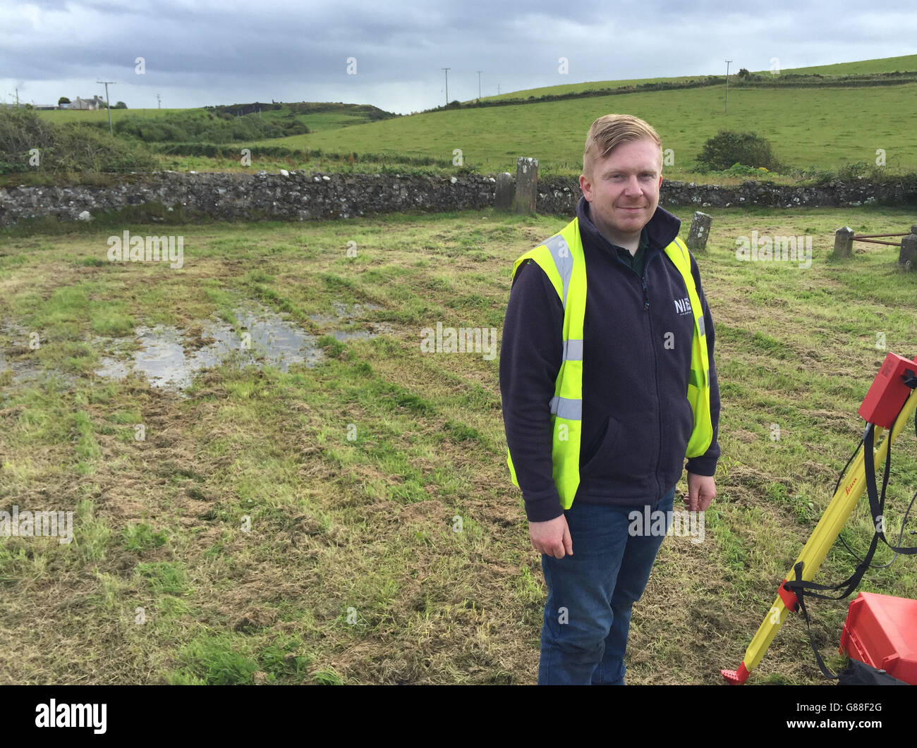 Department environment archaeologist andrew gault hi-res stock ...