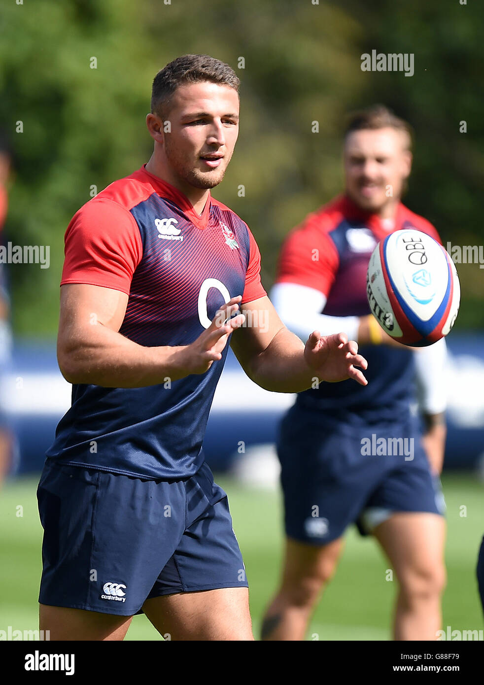 Sam burgess training session pennyhill park hi-res stock photography ...