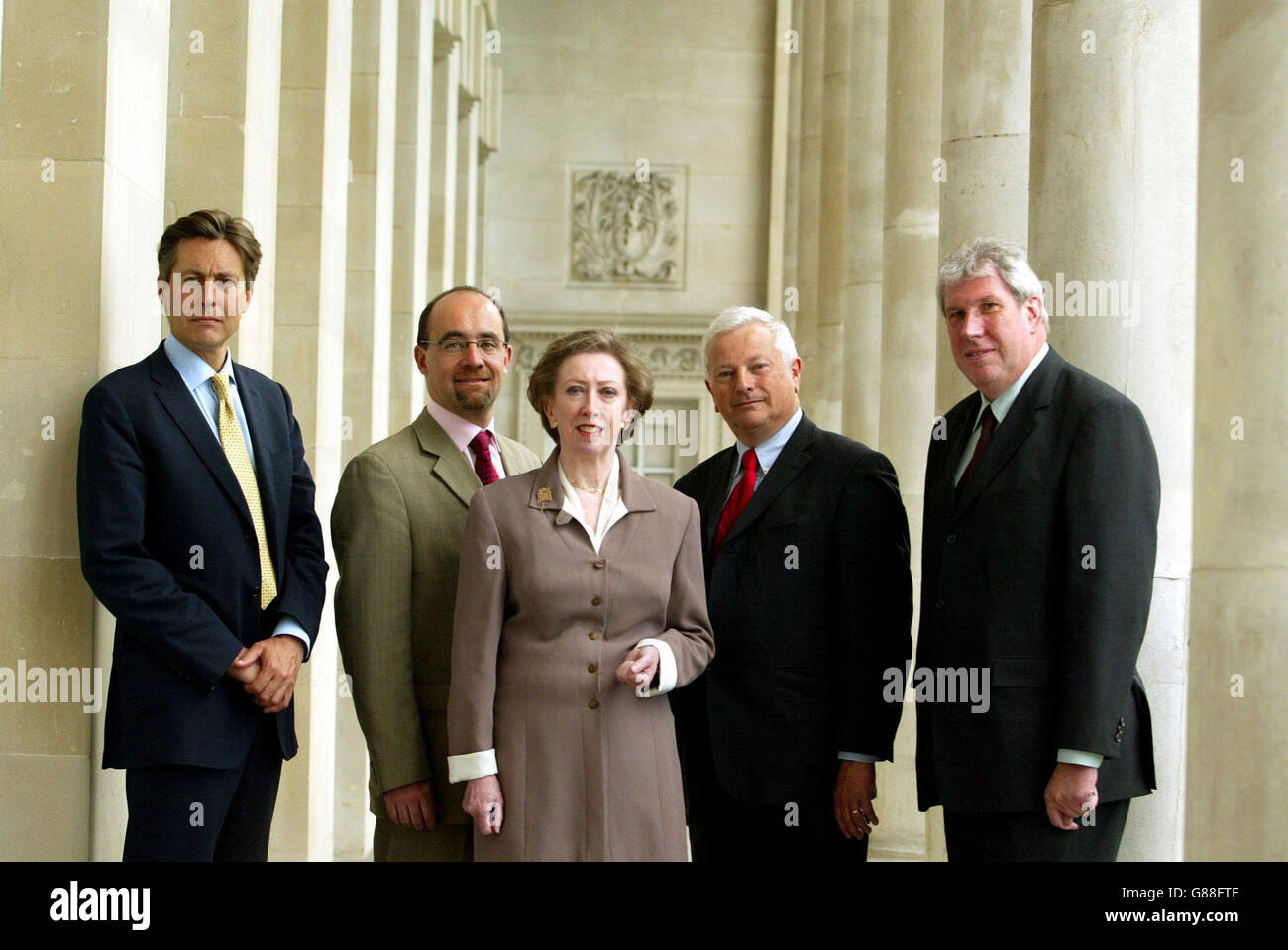 Lord bach and elliot morley as they pose for photographers hi-res stock ...