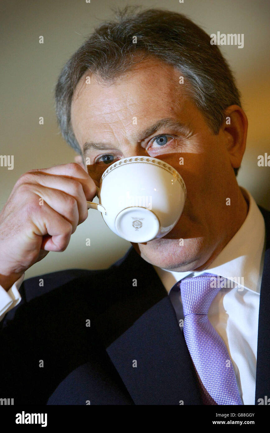 Politics - Tony Blair Monthly Press Conference - No.10 Downing Street ...