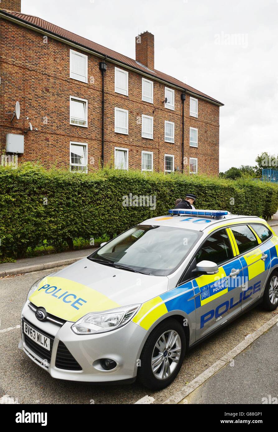 Car Parked Outside House Night High Resolution Stock Photography and ...