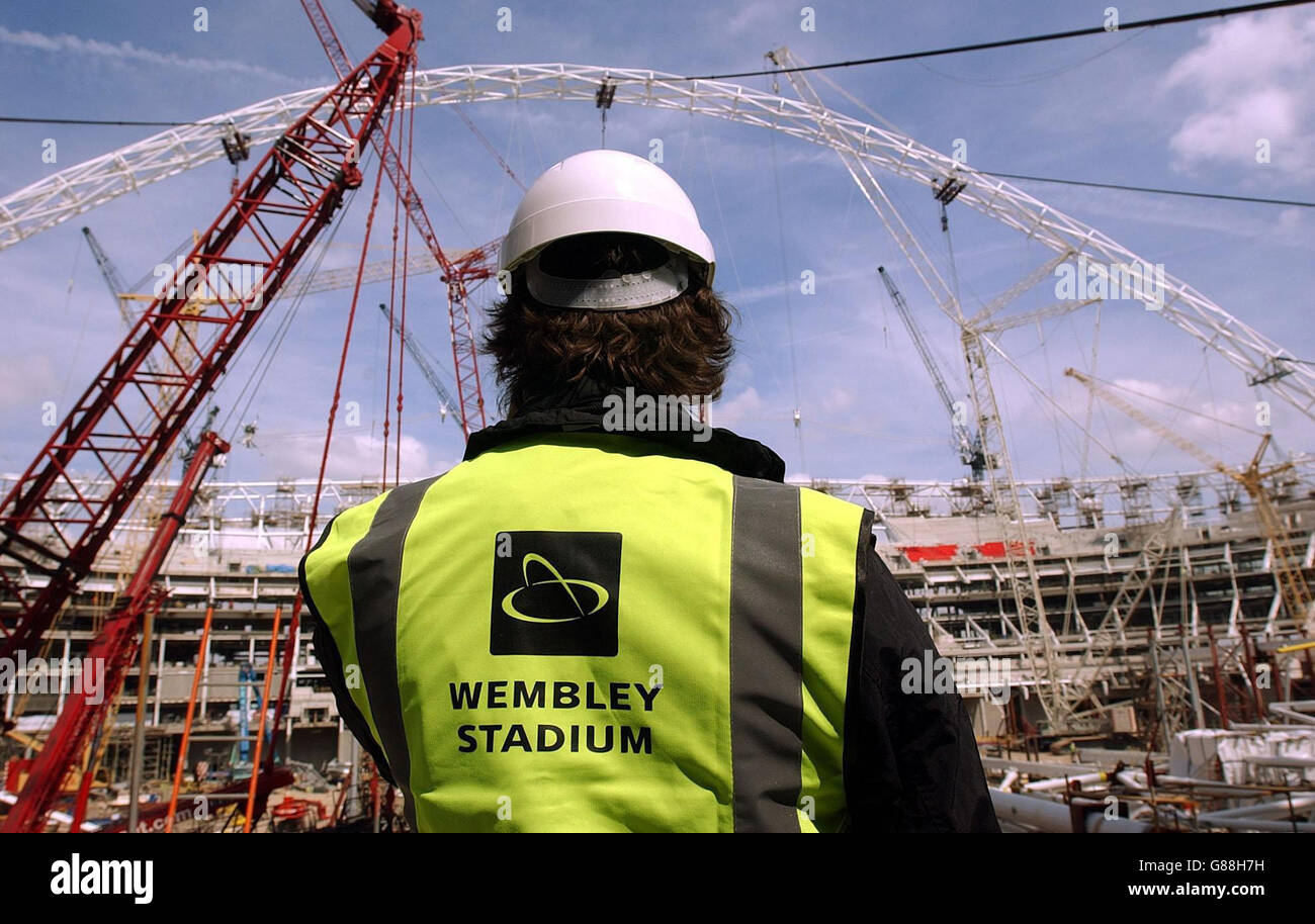 New Wembley Stadium Stock Photo - Alamy