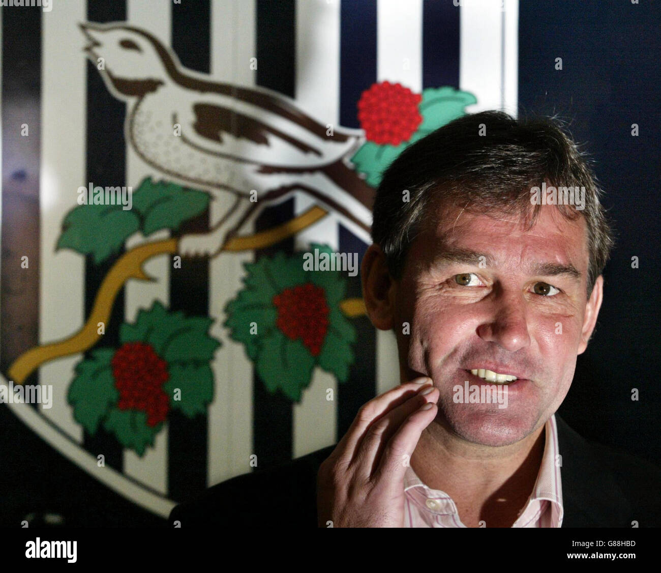 West Bromwich Albion manager Bryan Robson in relaxed mood ahead of ...