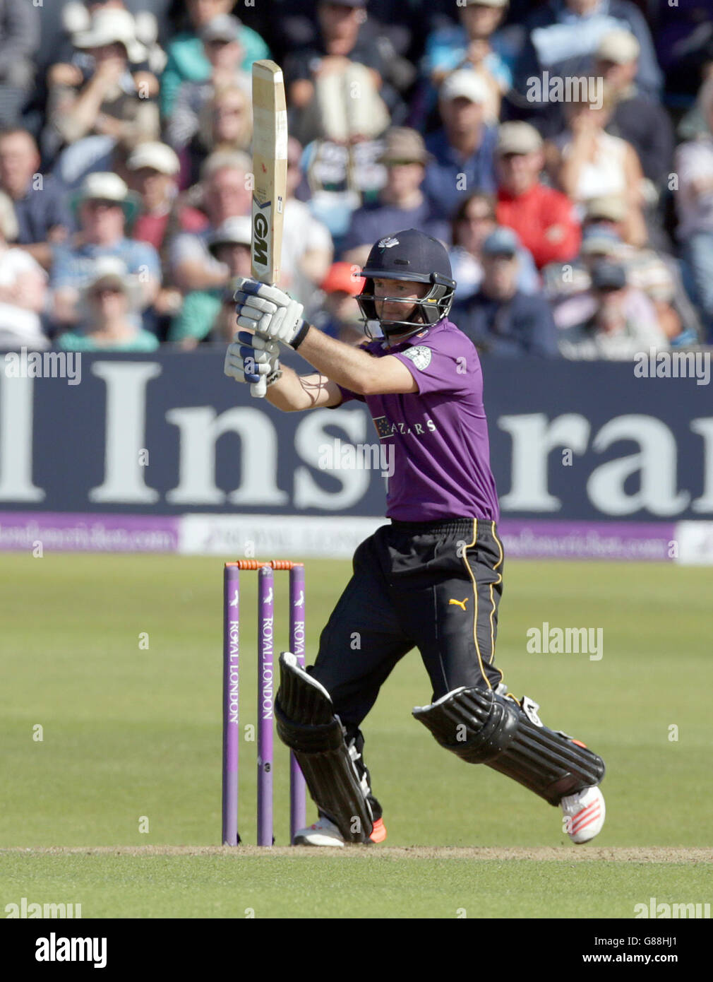 Yorkshire's Adam Lyth during the Royal London One Day Cup, Semi Final ...