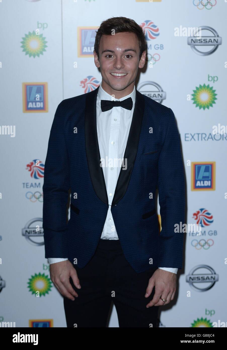 Tom daley attends team gb ball royal opera house hi-res stock ...