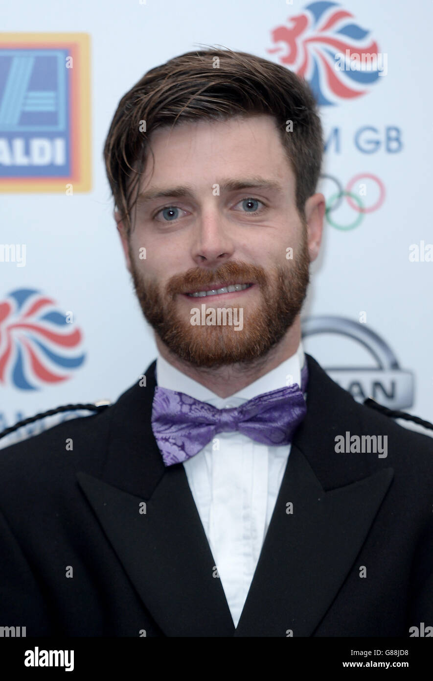 Elliott willis attends team gb ball royal opera house hi-res stock ...