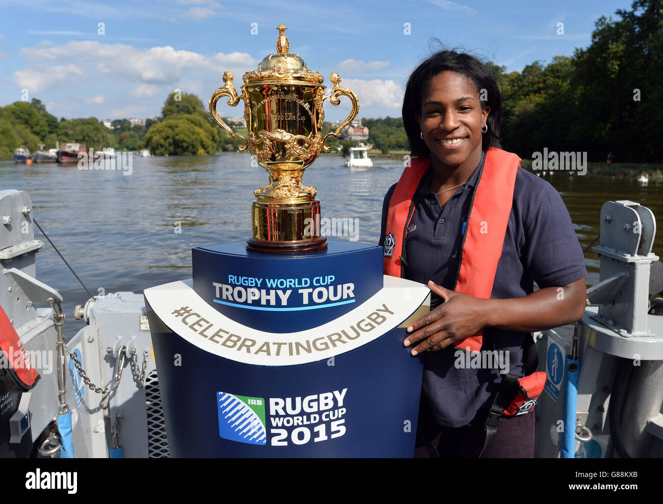 Webb Ellis Cup Tour - September 11 Stock Photo - Alamy