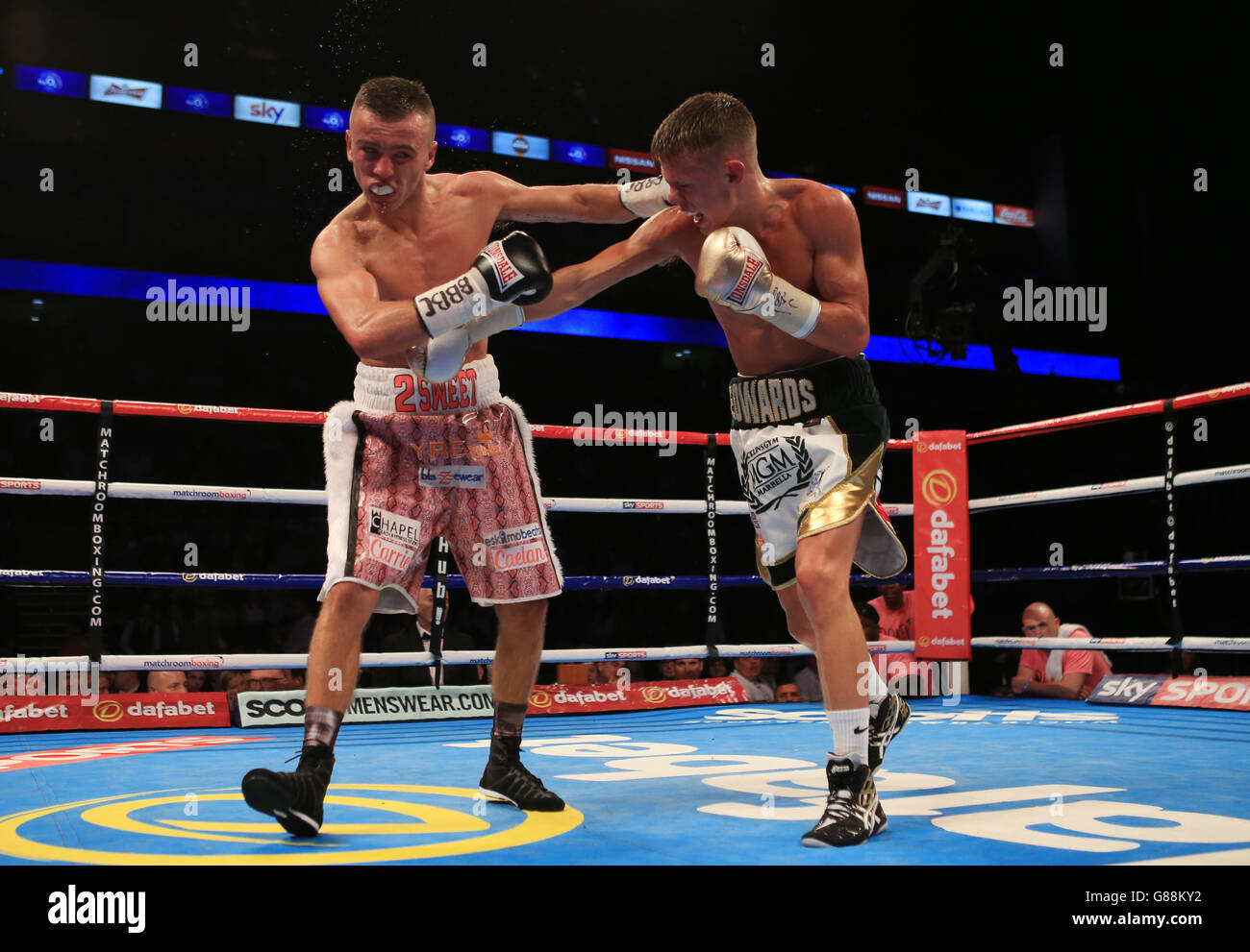 Boxing - O2 Arena Stock Photo - Alamy