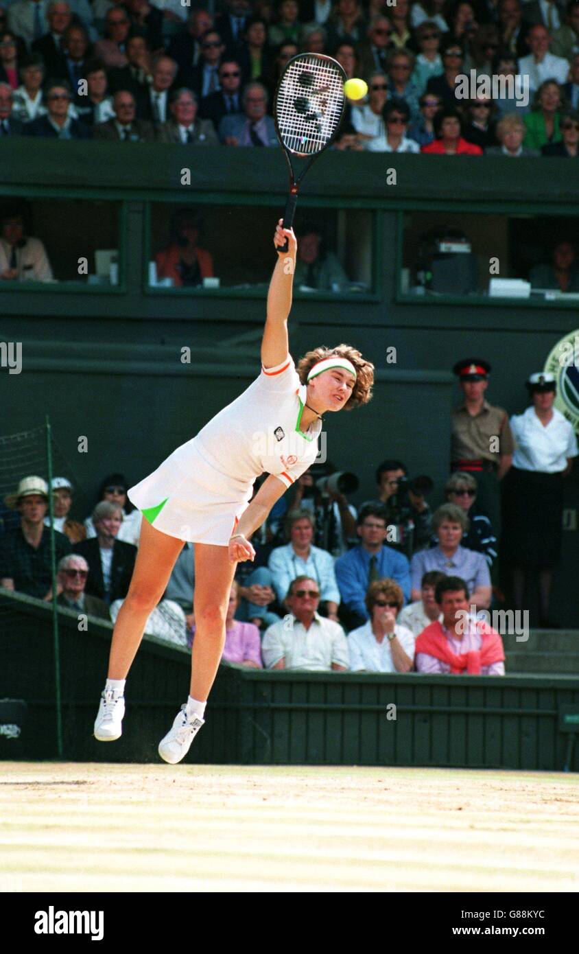 Wimbledon. Martina Hingis Stock Photo - Alamy