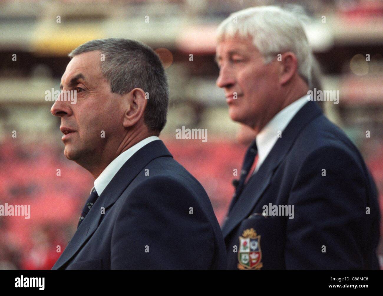 Rugby Union - British Lions Tour of South Africa, 3rd Test. L-R: Ian ...