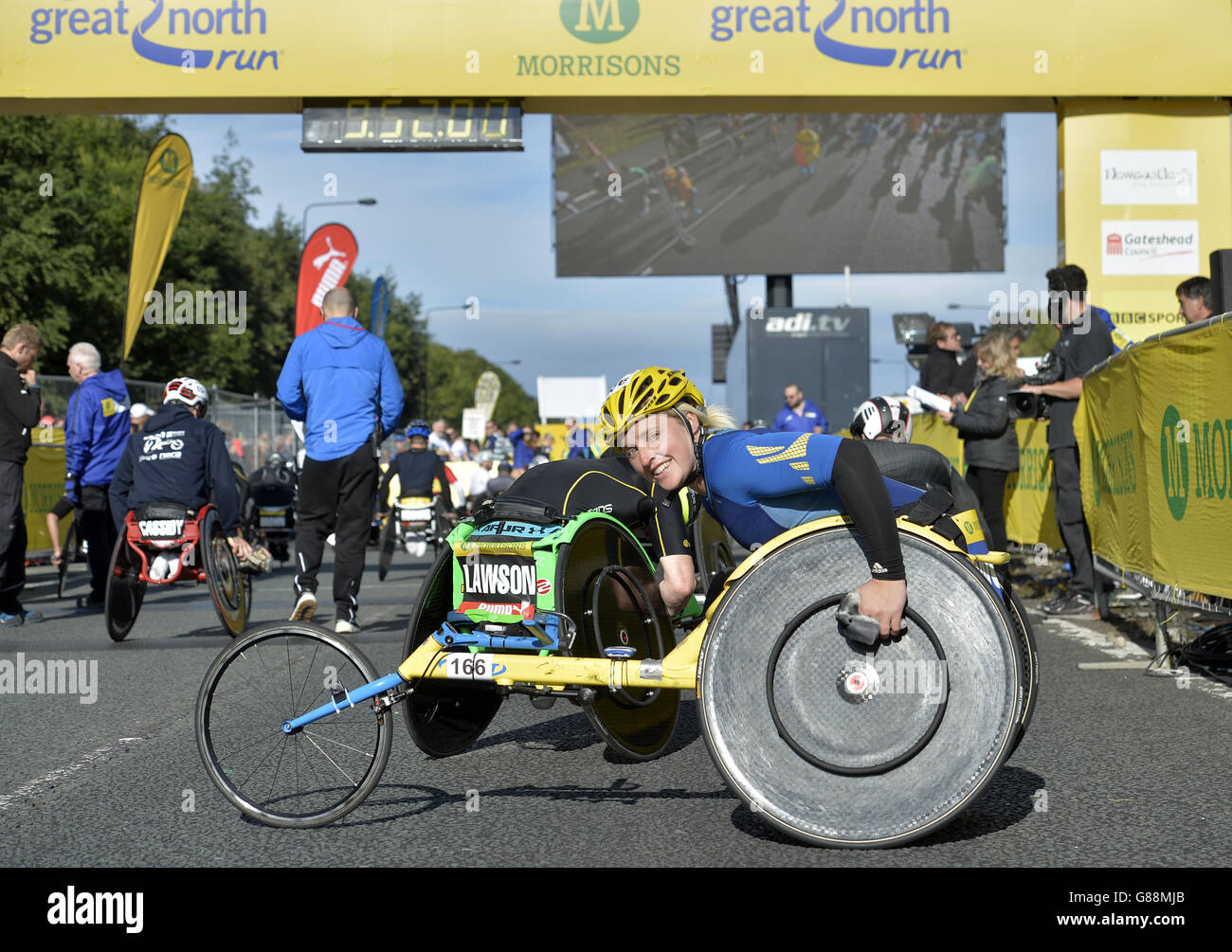 Morrisons great north run hi-res stock photography and images - Alamy