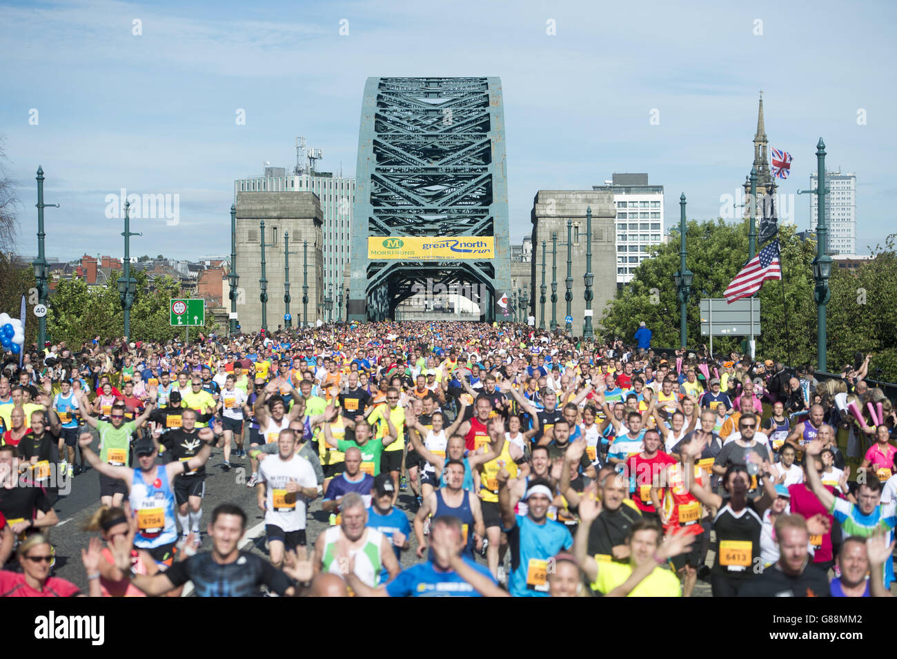Morrisons great north run hi-res stock photography and images - Alamy