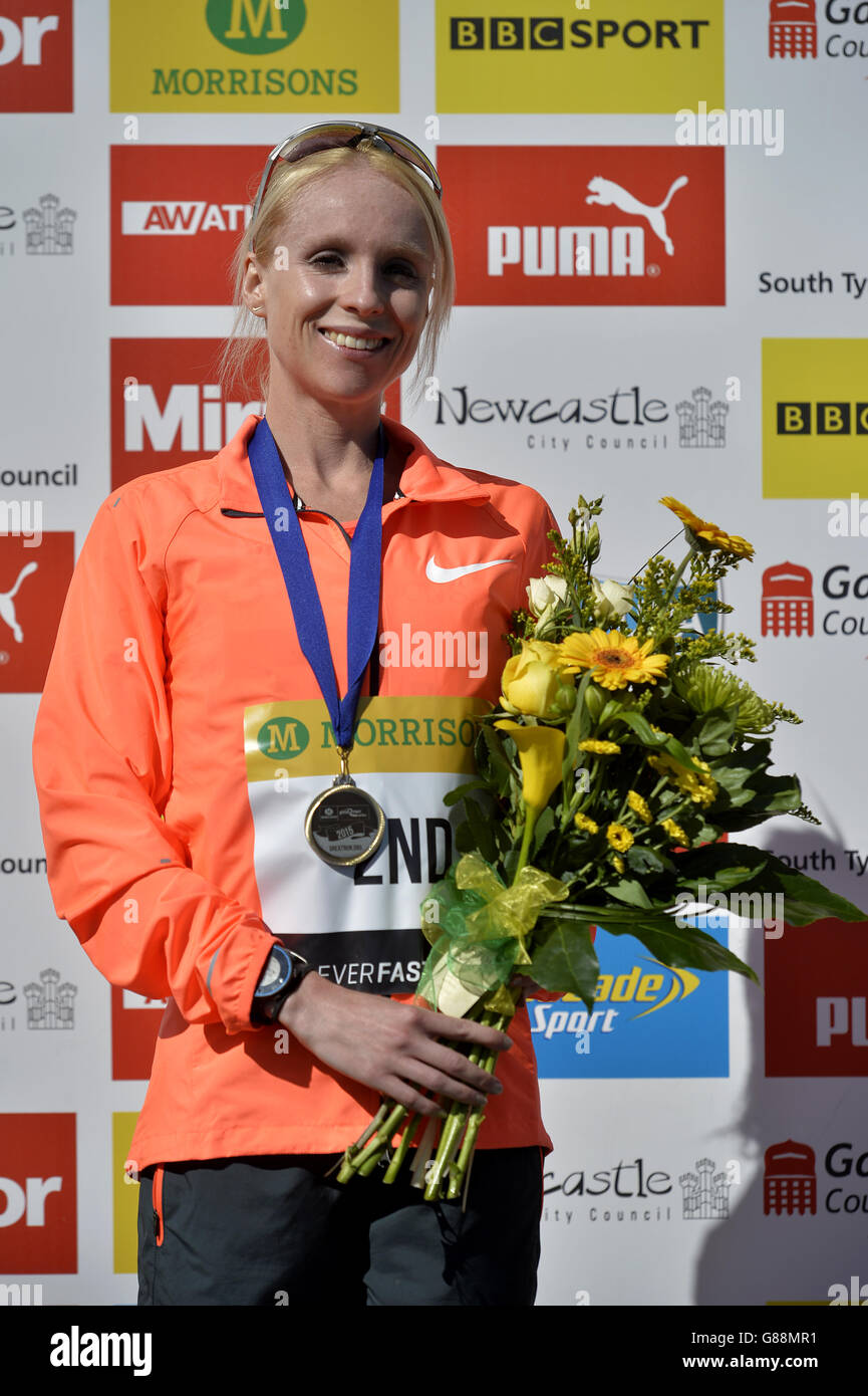 Great Britain's Gemma Steel on the podium after finishing second in the ...
