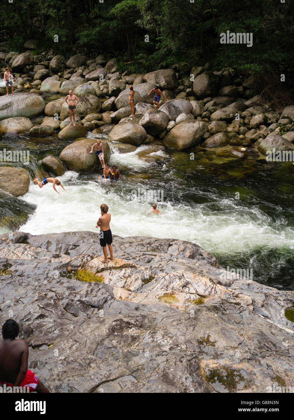 Australian aboriginals at river hi-res stock photography and images - Alamy