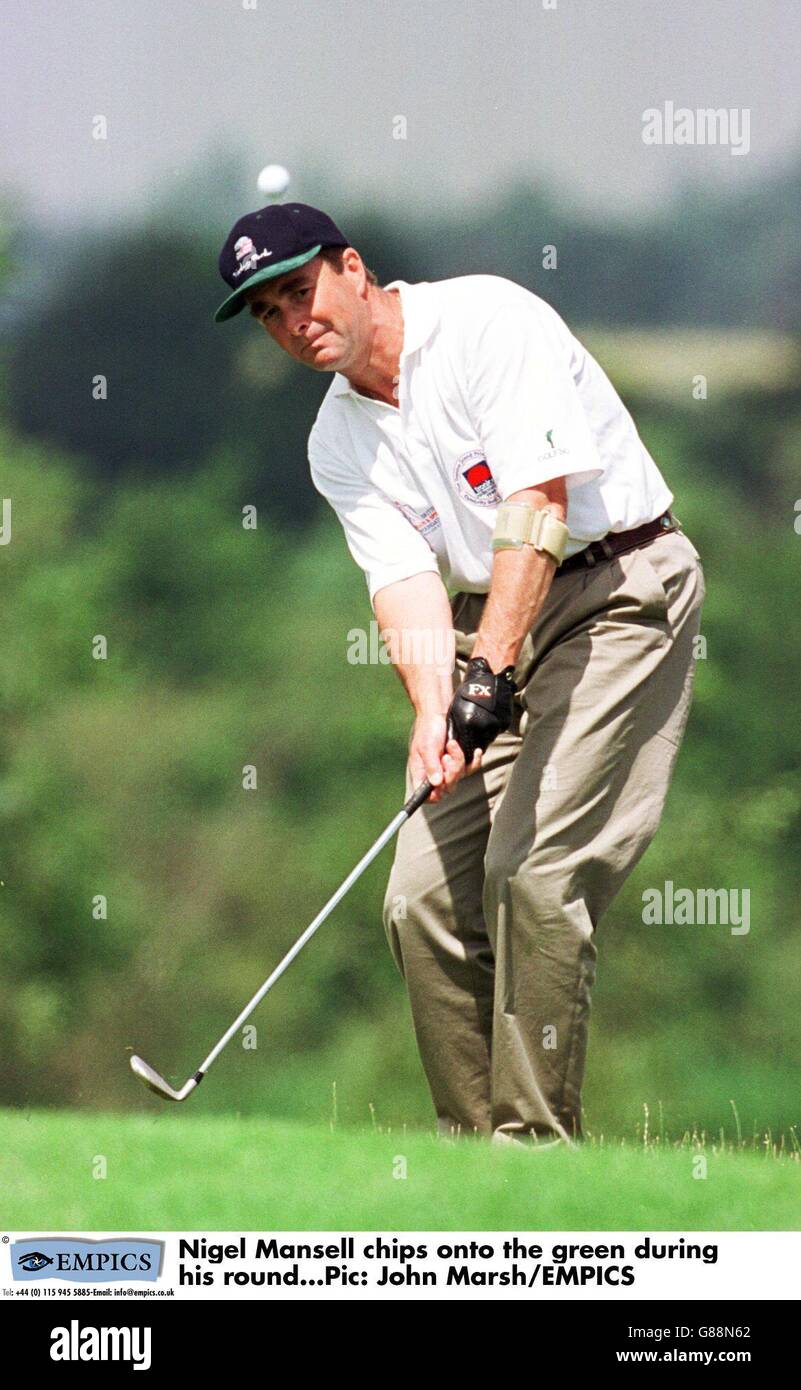 Motor Racing: Grand Prix drivers golf day, Forest of Arden.. Nigel ...