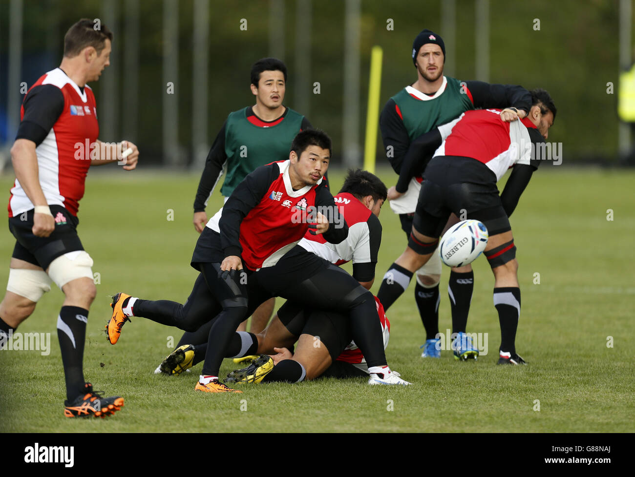 Rugby union japan training session hi-res stock photography and images ...