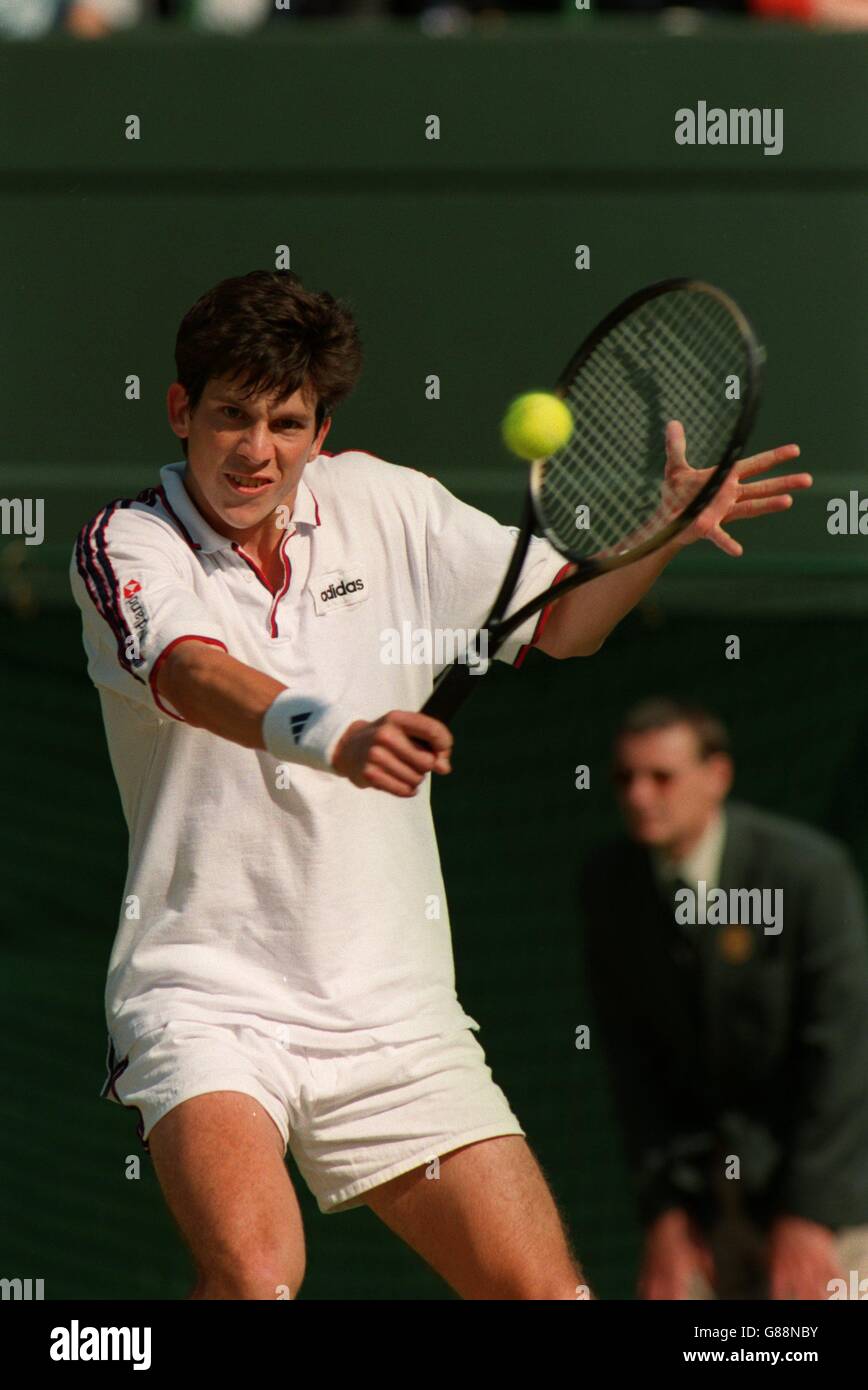 Tennis, Wimbledon Championships. Tim Henman Stock Photo - Alamy