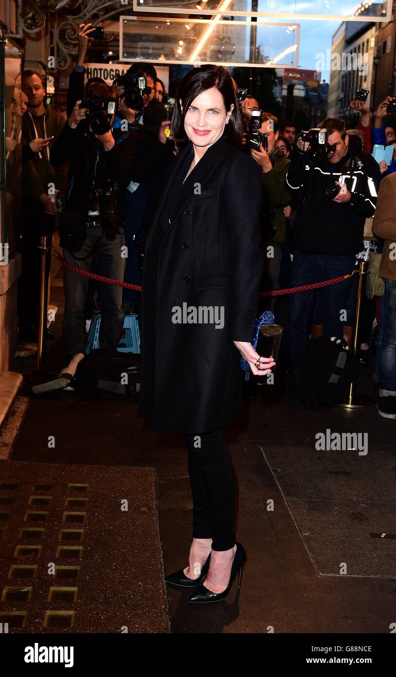 Elizabeth McGovern attending the press night of Photograph 51, which ...