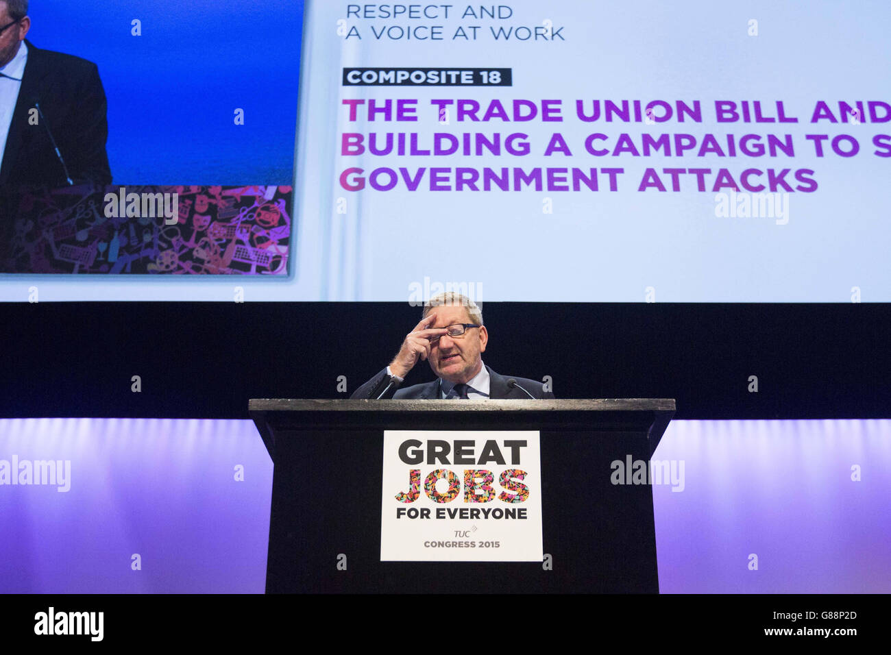 TUC Congress 2015 Stock Photo - Alamy