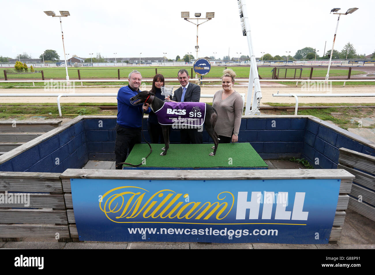 Greyhound Racing - Newcastle Greyhound Stadium. The winning connections ...