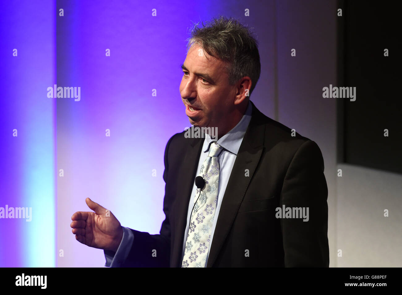 Public Health England chief executive Duncan Selbie speaks during the ...