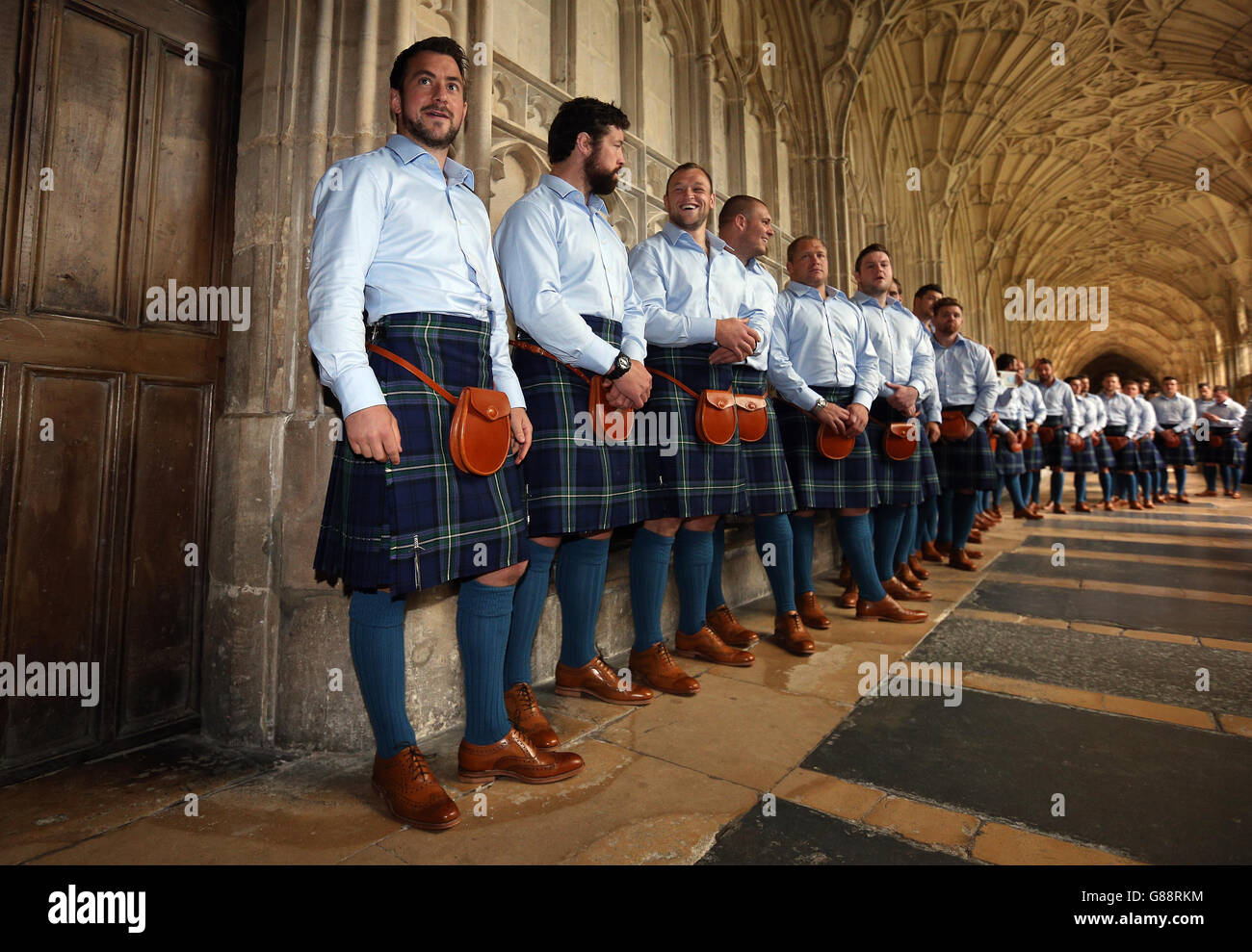 Welcome the scotland rugby team hi-res stock photography and images - Alamy