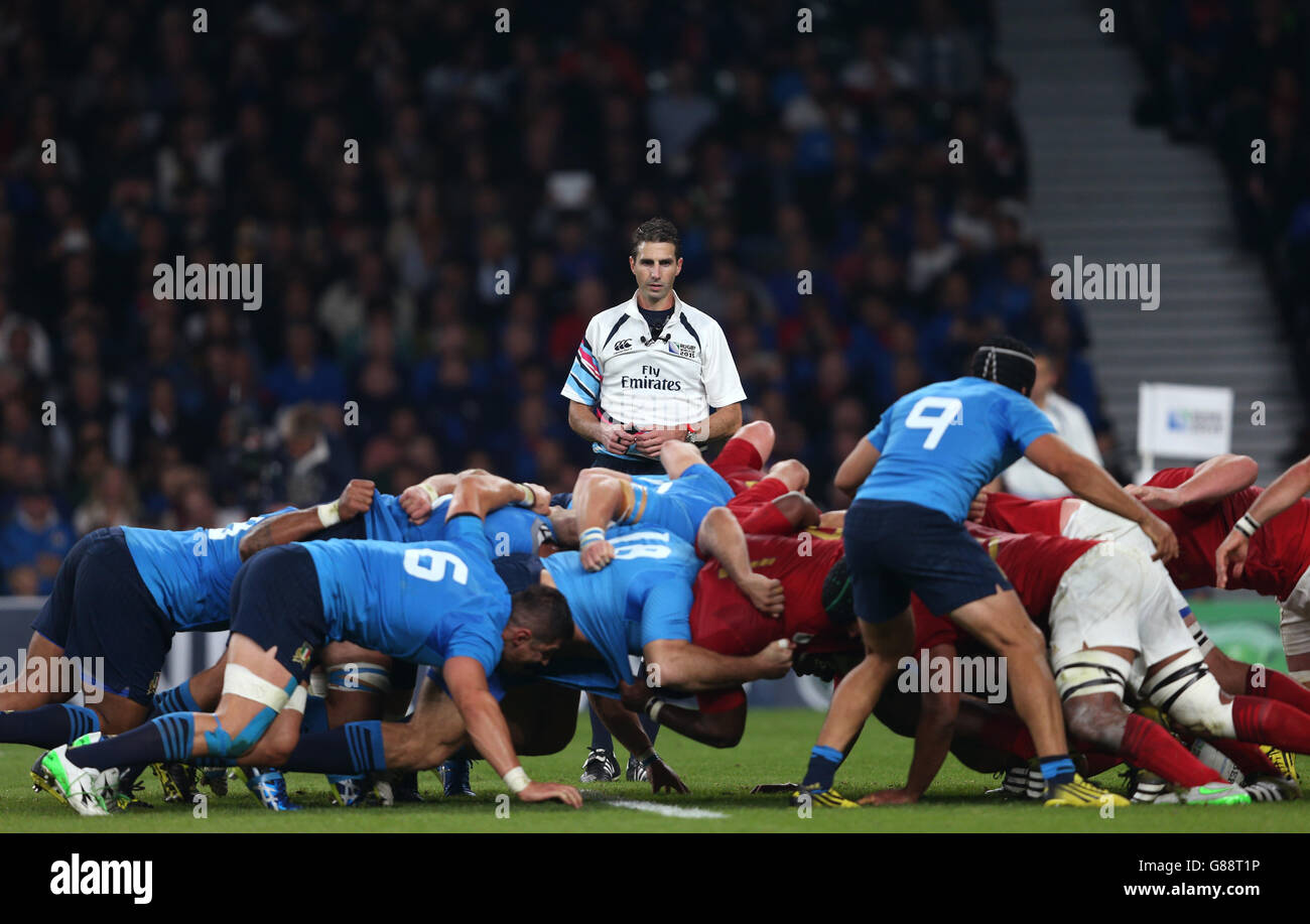 Referee craig joubert rugby world cup hi-res stock photography and ...
