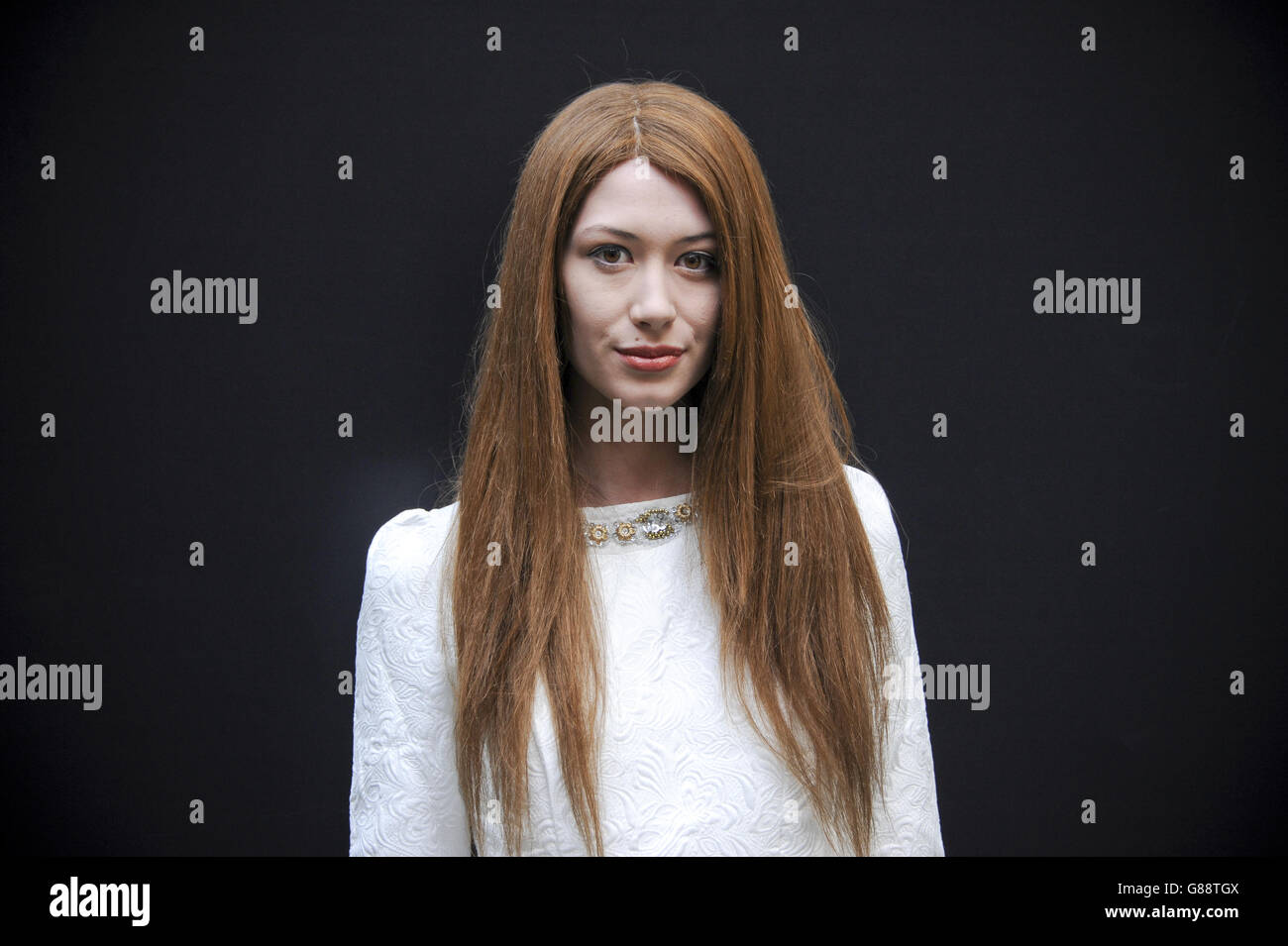 Fashionistas at the BFC show space, Brewer Street Car Park, during ...