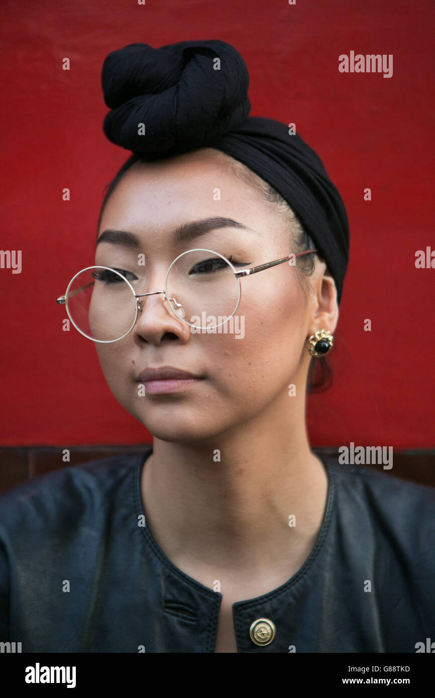 Undy, from Switzerland, outside the Brewer Street Car Park venue during ...