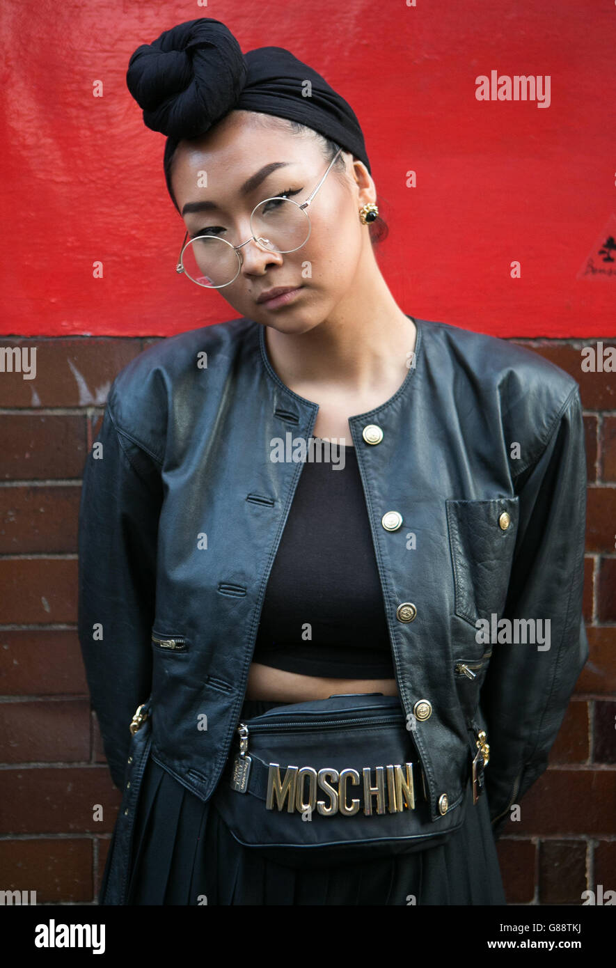 Undy, from Switzerland, outside the Brewer Street Car Park venue during ...
